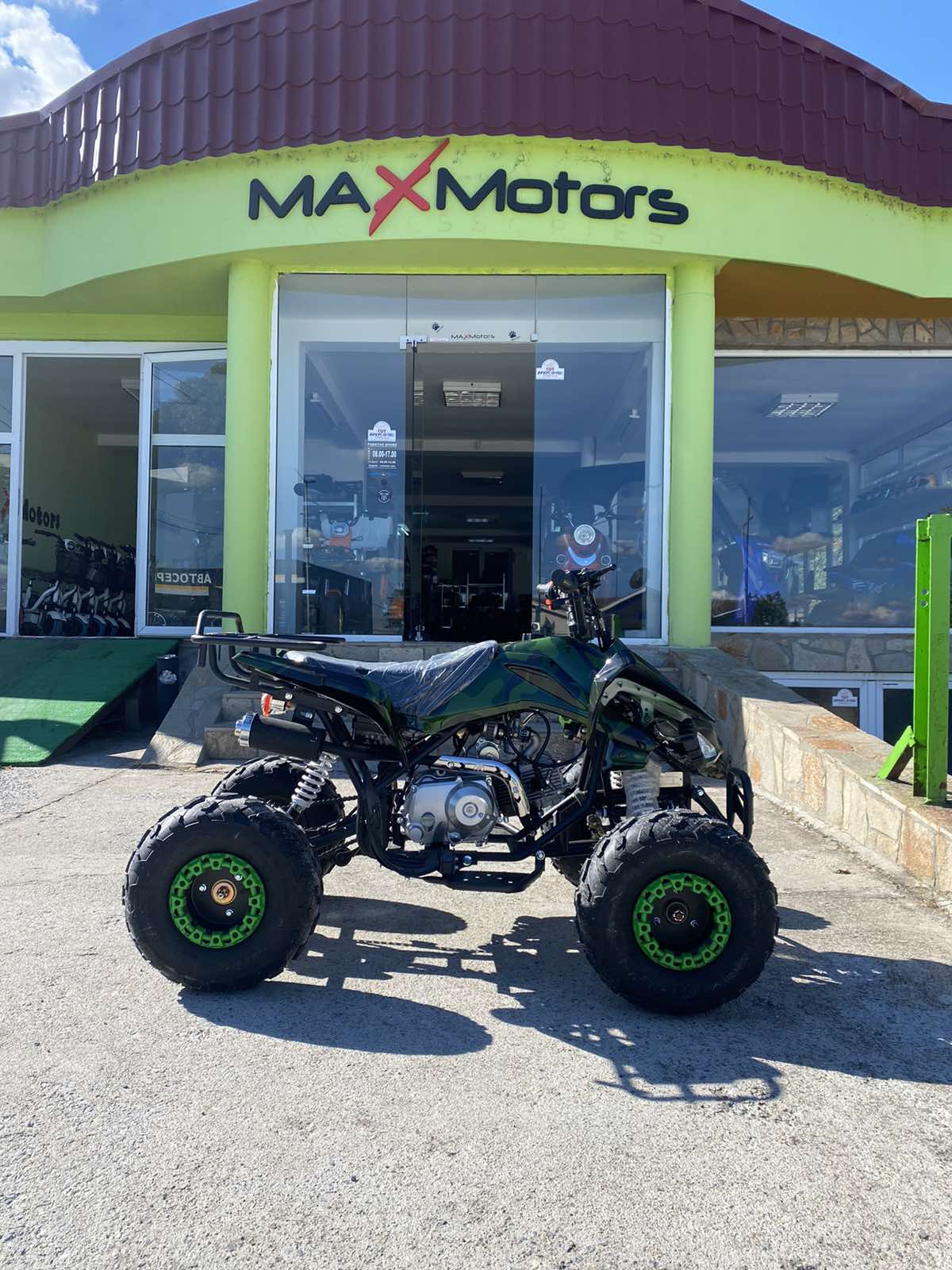 Бензиново ATV 110cc Grizzly SPORT – Maxmotors – Volt Electric